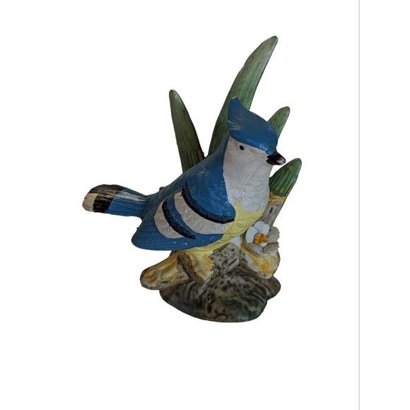 Accents | Vintage Ceramic Blue Jay Bird Figurine 5 | Poshmark
